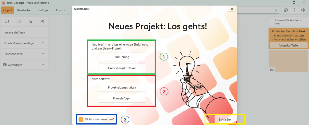 Concept – 2. Erste Schritte – telani Hilfe-Center